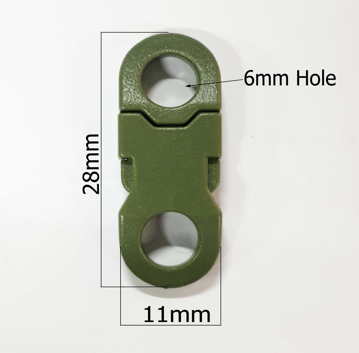 6mm Round End Buckle 10pcs Pack – ParacordPH